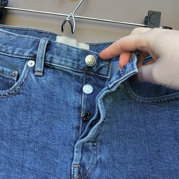 Everlane | Shorts | Everlane Cheeky Short Blue Denim Cutoffs | Poshmark